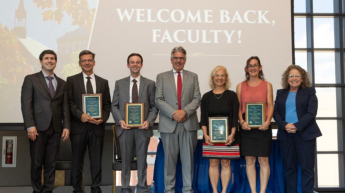 Faculty Honored at Annual Awards Ceremony